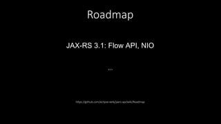 Jakarta RESTful Web Services: Status Quo and Roadmap | JakartaOne ...