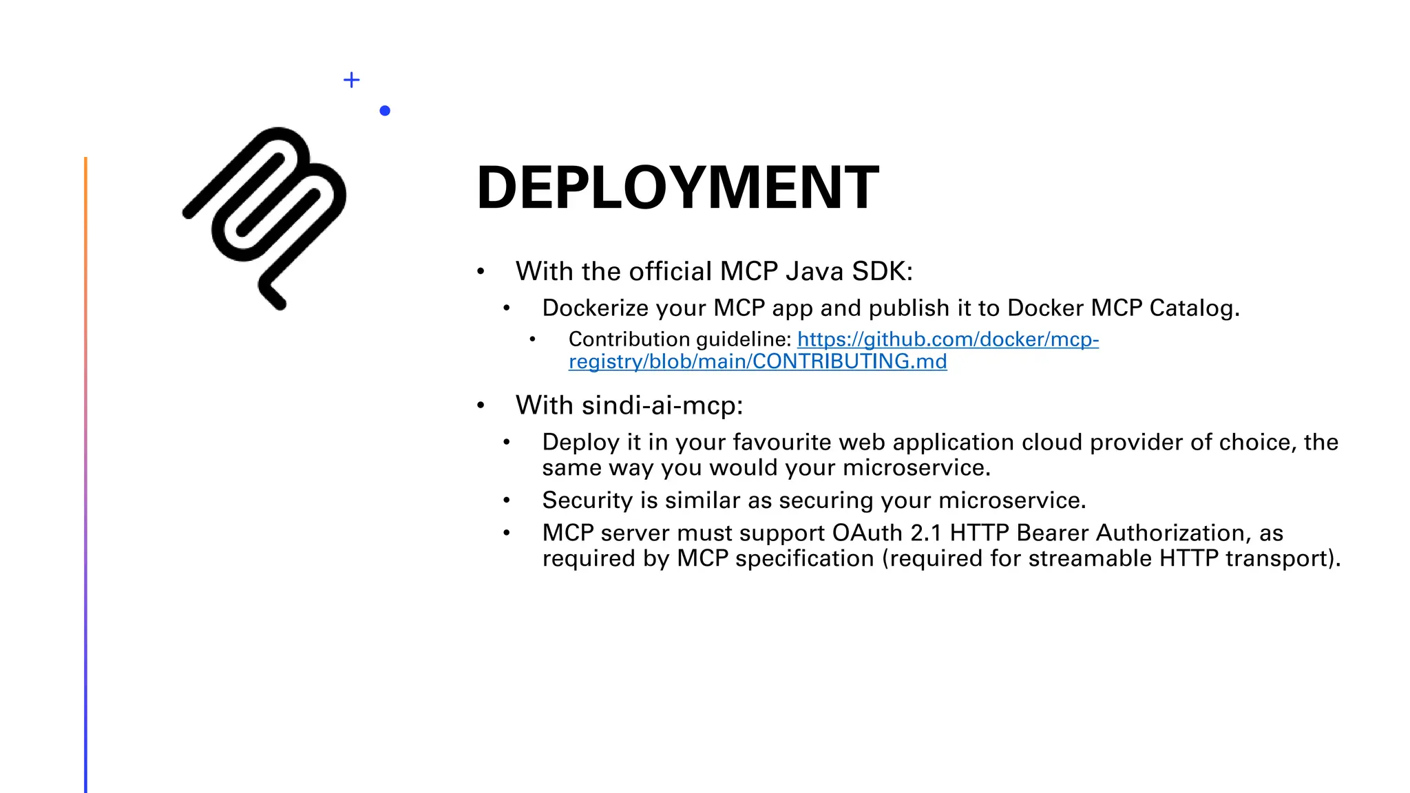Jakarta Tech Talk - Building and hosting an MCP server with Jakarta EE | PDF