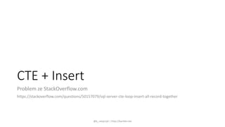 Jak działa rekurencyjne CTE? | PPT