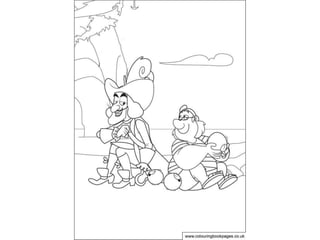 Jake And The Neverland Pirates Captain Hook Coloring Pages