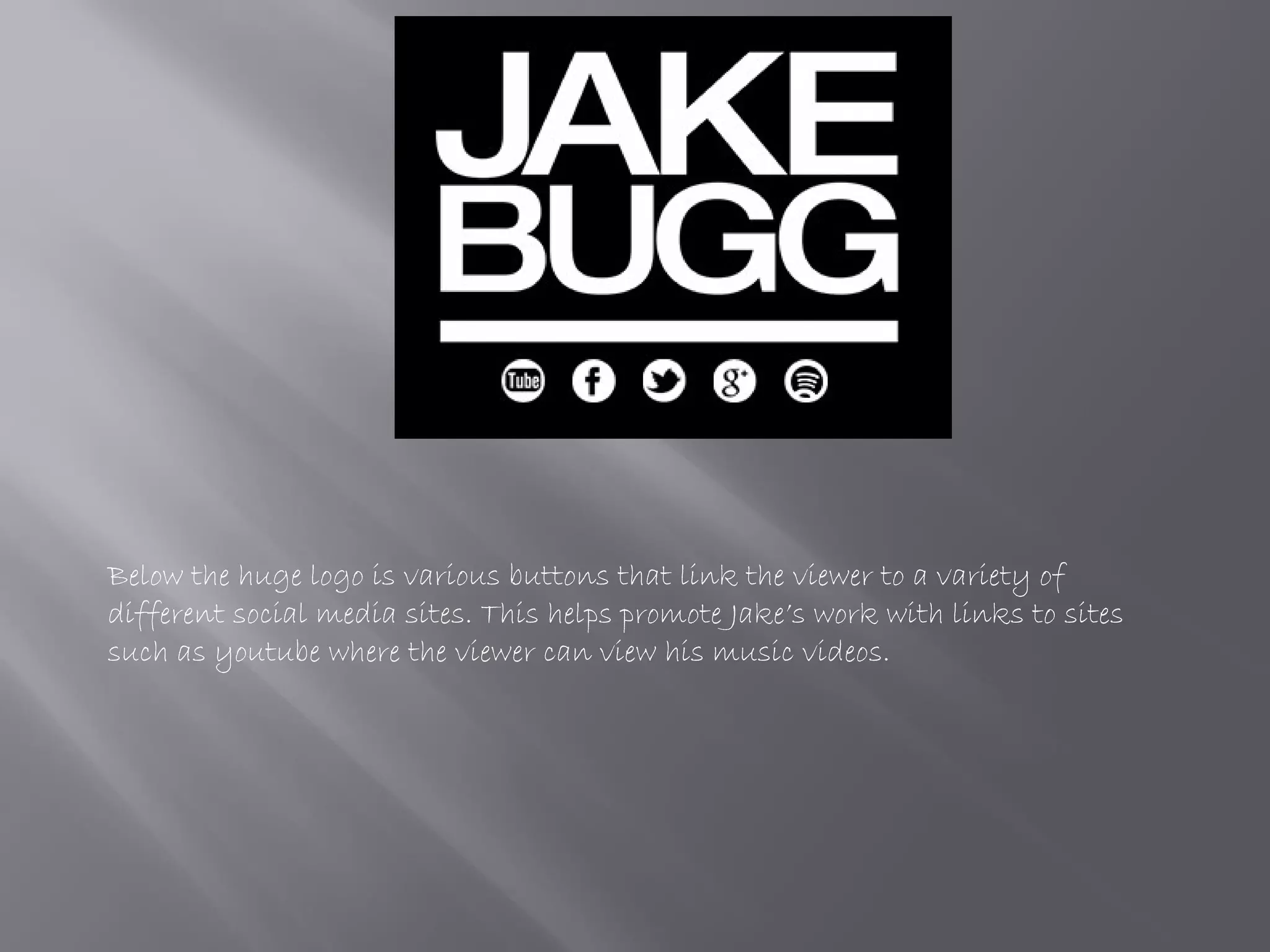 Jake bugg website presentation | PPT