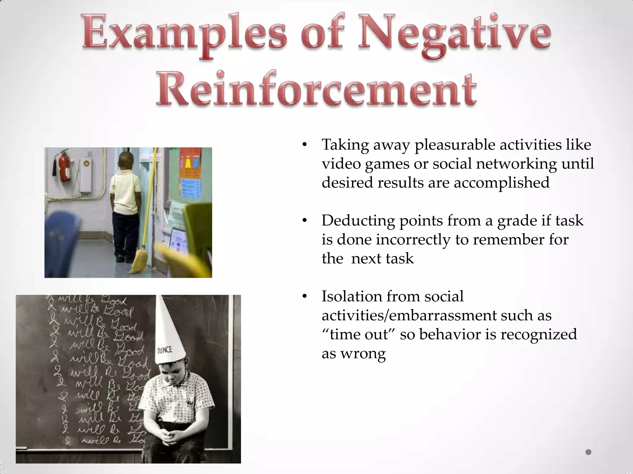 Jake farr positive v negative reinforcement | PPT