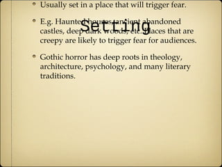 Gothic horror | PPT