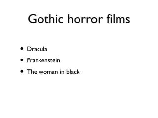 Gothic horror | PPT
