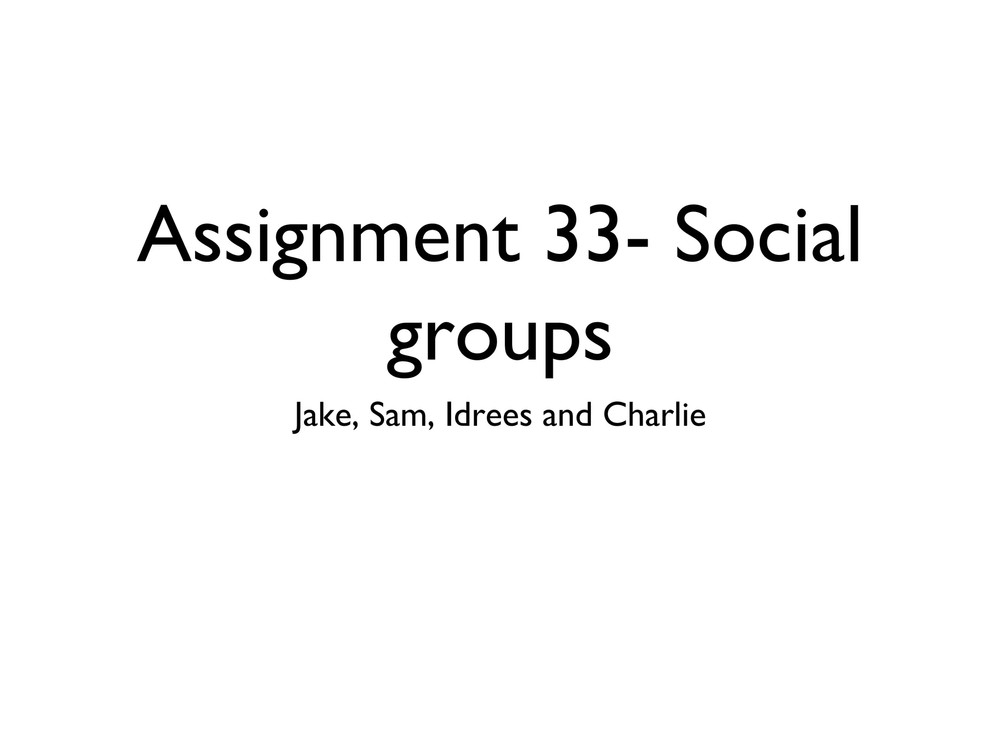 Jake group 3 | PPT