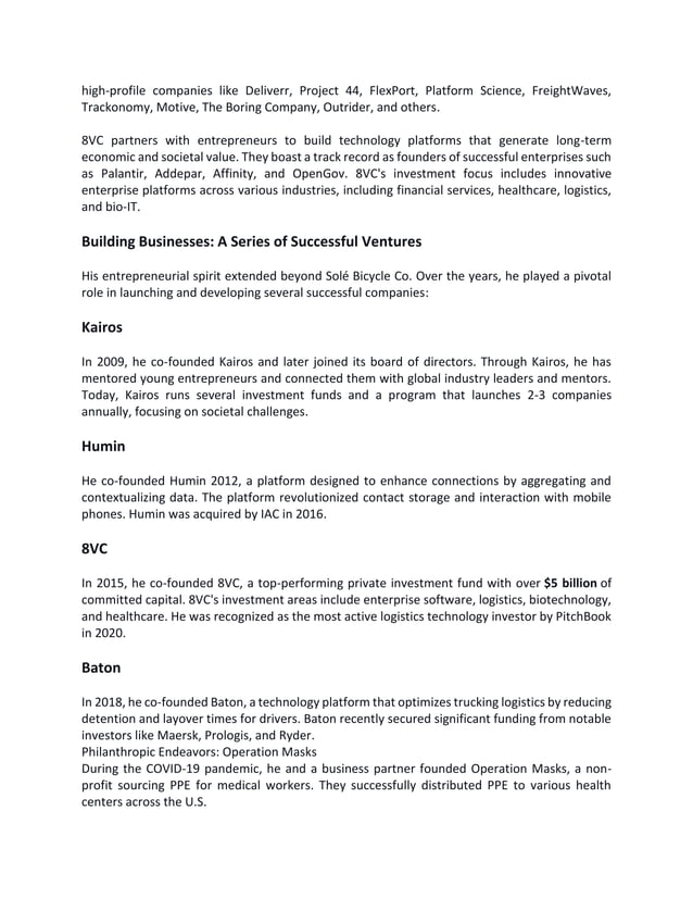 Jake Medwell Bio, Work Experience & Details.pdf | Venture Capital ...