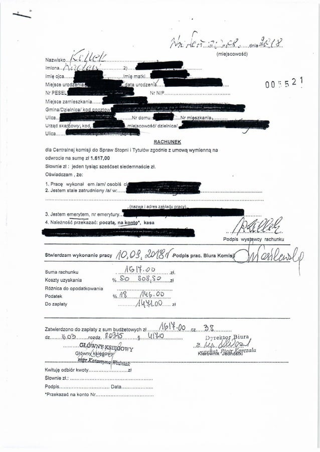 Jak emeryt bronił Cygnara przed CBA | PDF