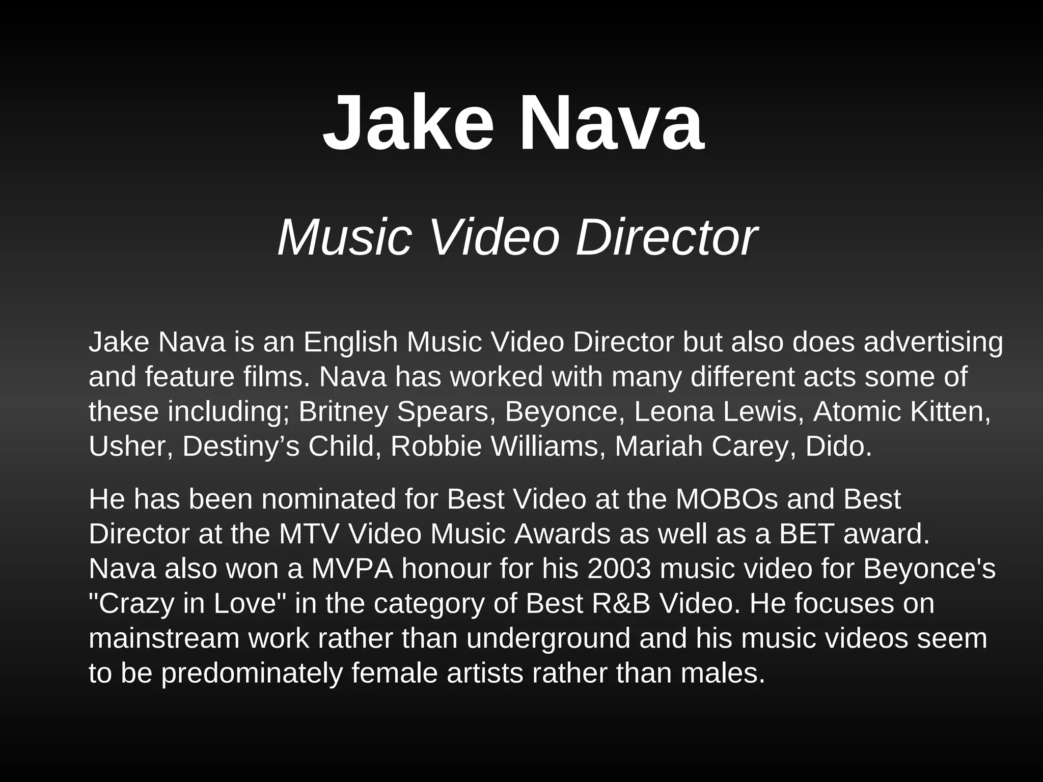 Jake Nava | PPT