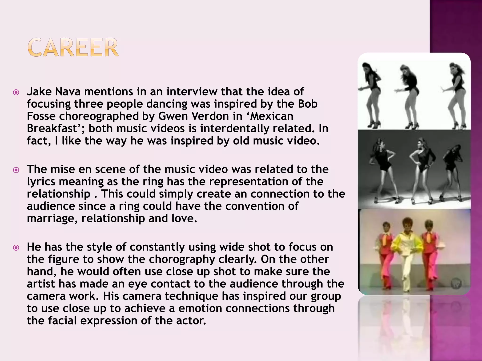 Director-Jake nava | PPTX | Video Production | Content Production