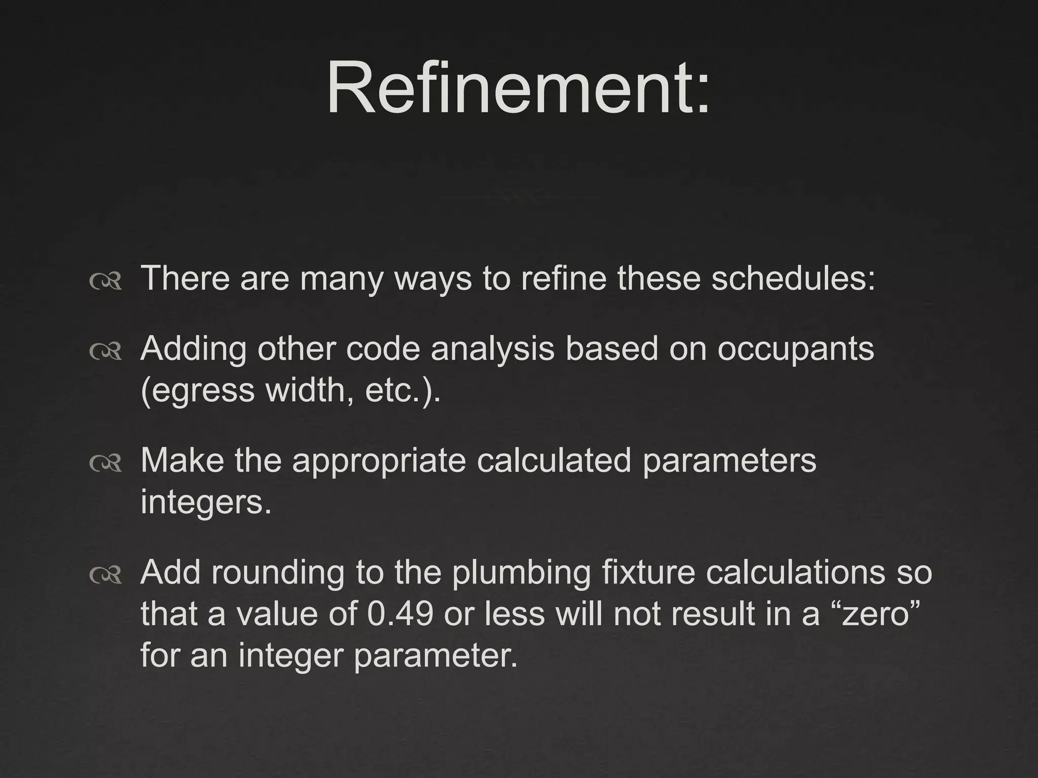 Code Analysis in Revit Architecture | PPTX