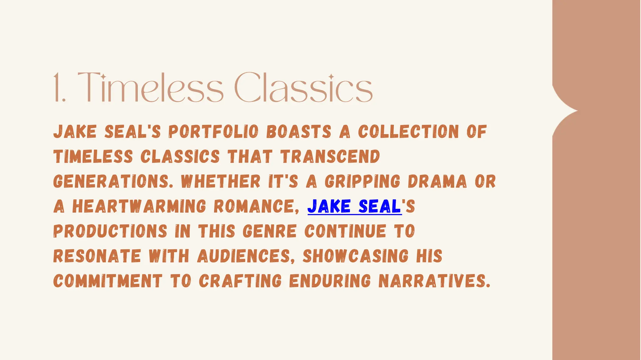 Jake Seal Orwo Unveils the Ultimate Guide to Timeless Film Genres.pptx