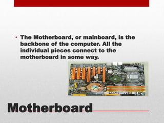 P1 - Computer components | PPT