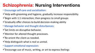 Comprehensive Overview of Mental Health Disorders and Nursing ...