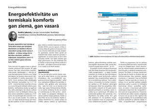 Energoefektivitāte un termiskais komforts gan ziemā, gan vasarā | PPT