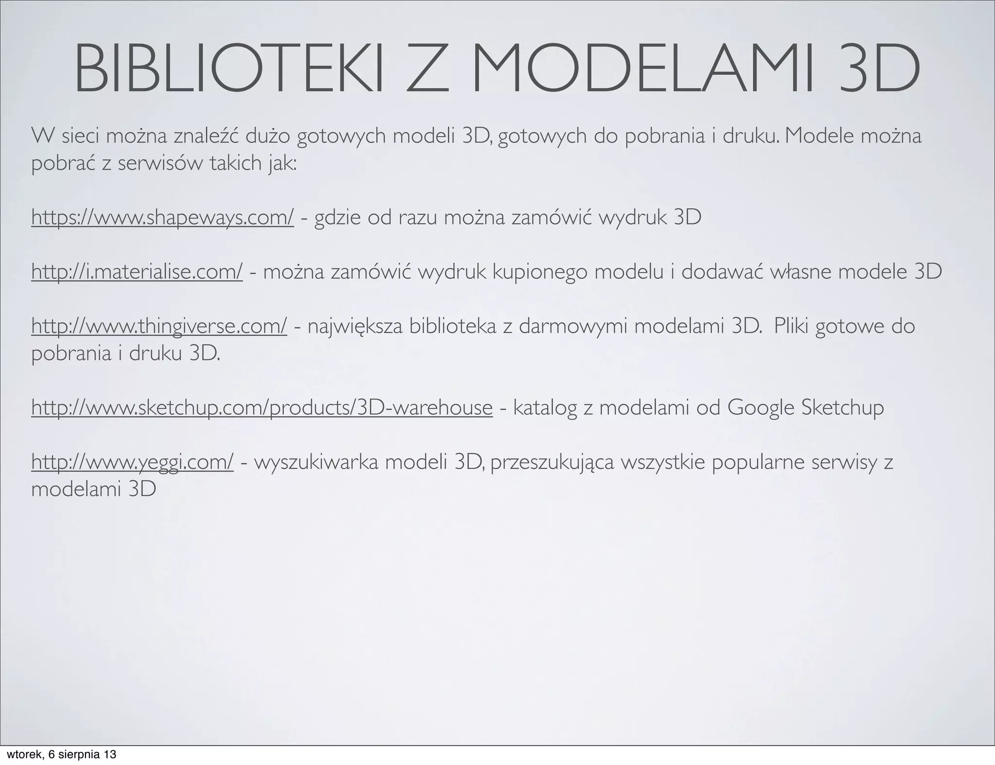 Jak przygotować model do druku 3 d | PDF | 3-D Graphics | Computer Software and Applications
