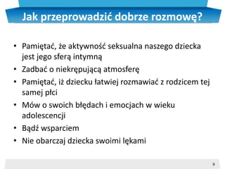 Jak rozmawiać z dzieckiem o seksie? | PPT