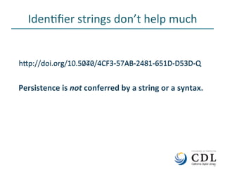 A Vocabulary for Persistence | PDF