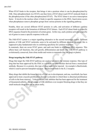 Jak stat signalling | PDF