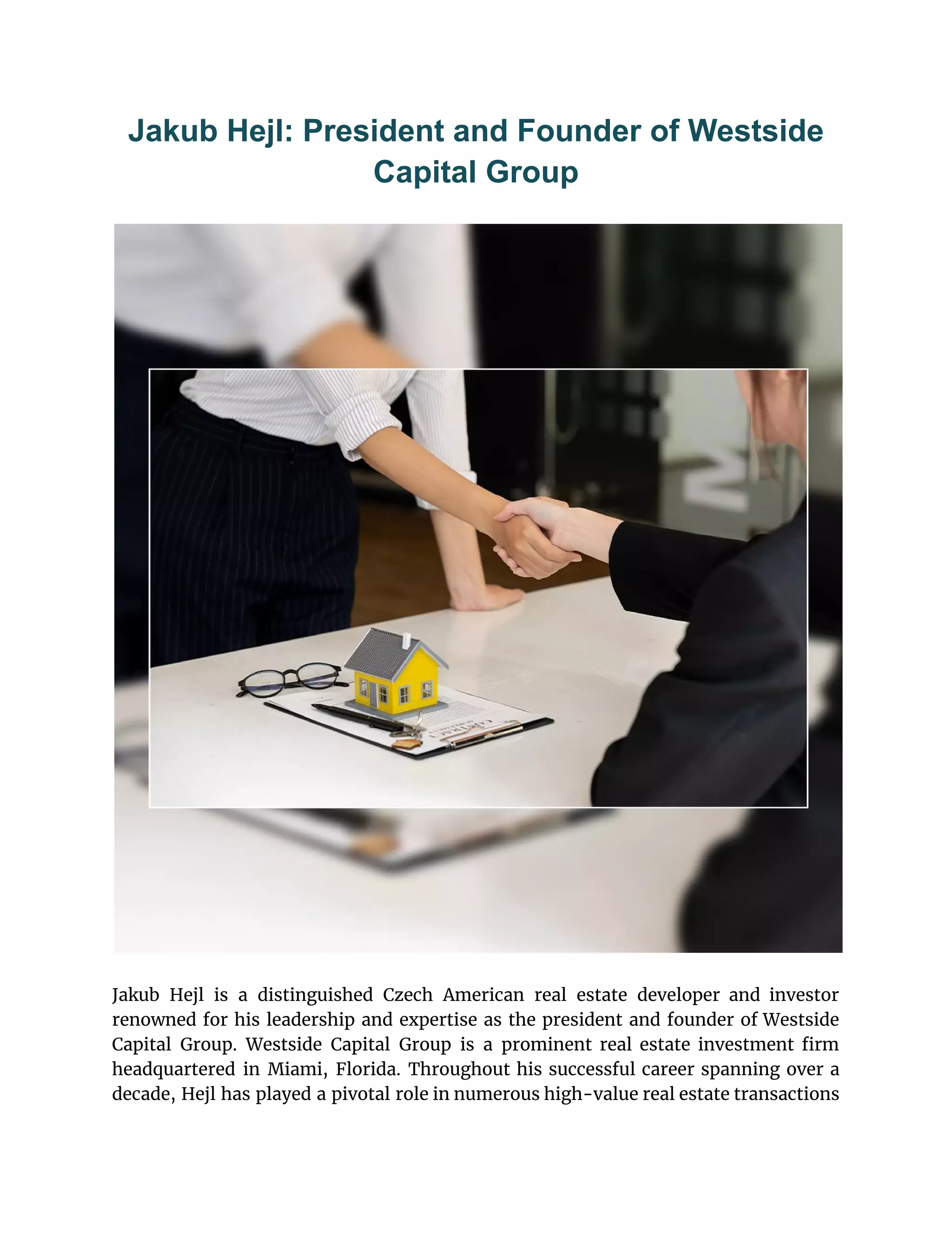 Jakub Hejl_ President and Founder of Westside Capital Group.pdf