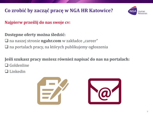 Jak wygląda proces rekrutacji NGA HR Katowice? | PPT