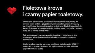Mainstream is dead. Jak zadbać o każdego (wyjątkowego) klienta | PPT