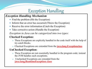 Exception Handling in Java | PPT