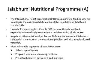 Jalabhumi nutritional programme | PPT