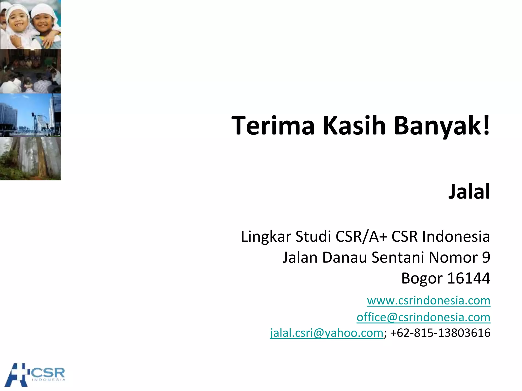 CSR Washing Industri Rokok | PDF
