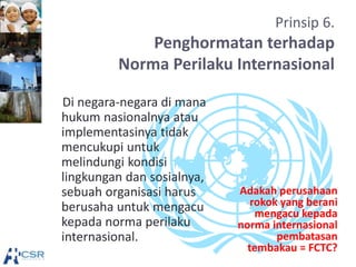 CSR Washing Industri Rokok | PDF