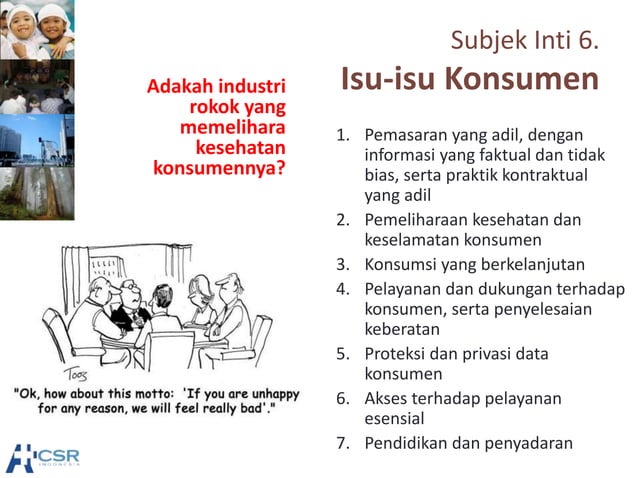 CSR Washing Industri Rokok | PDF