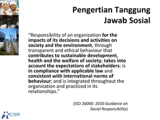 CSR Washing Industri Rokok | PDF