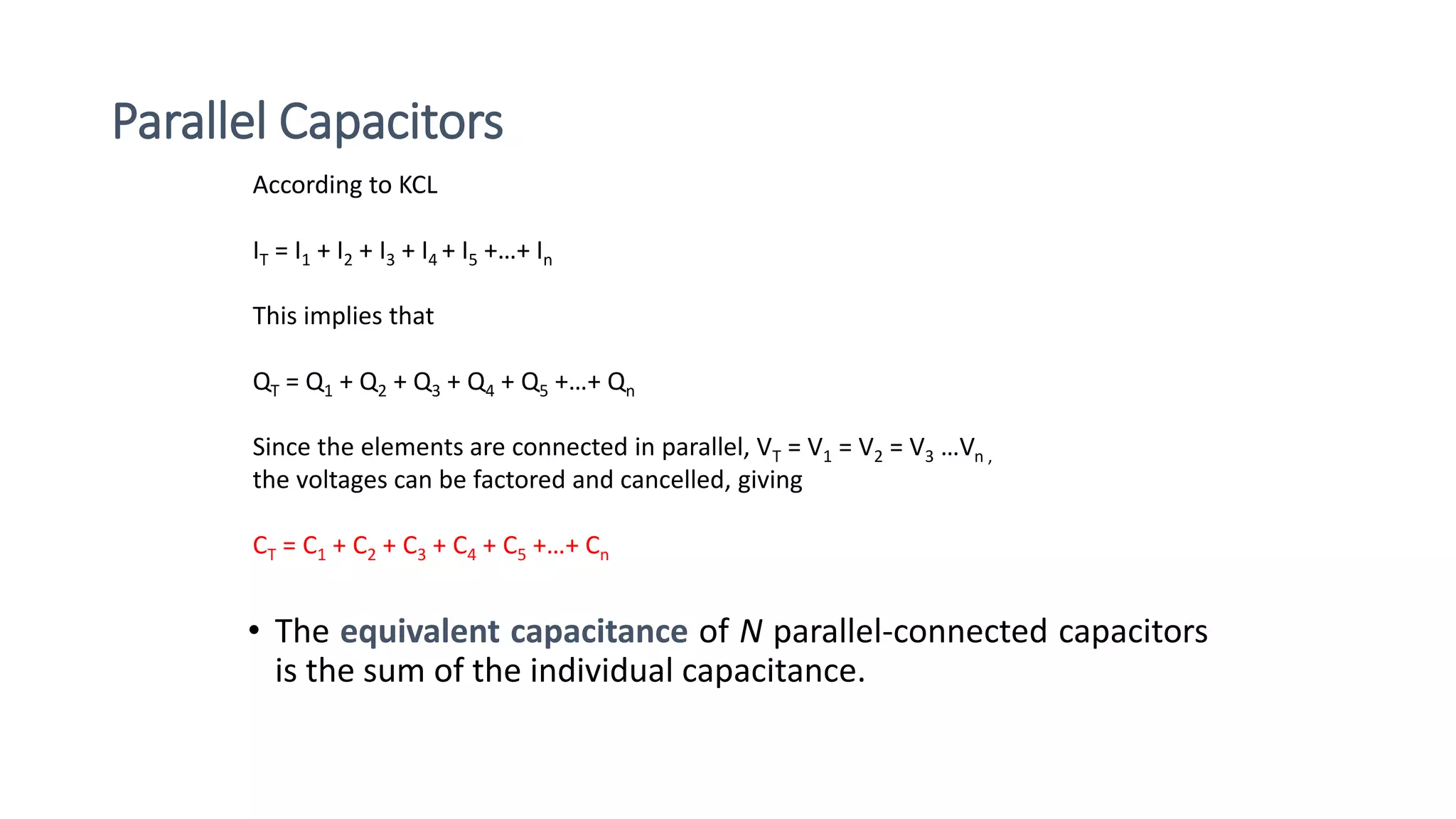 Capacitors | PPTX