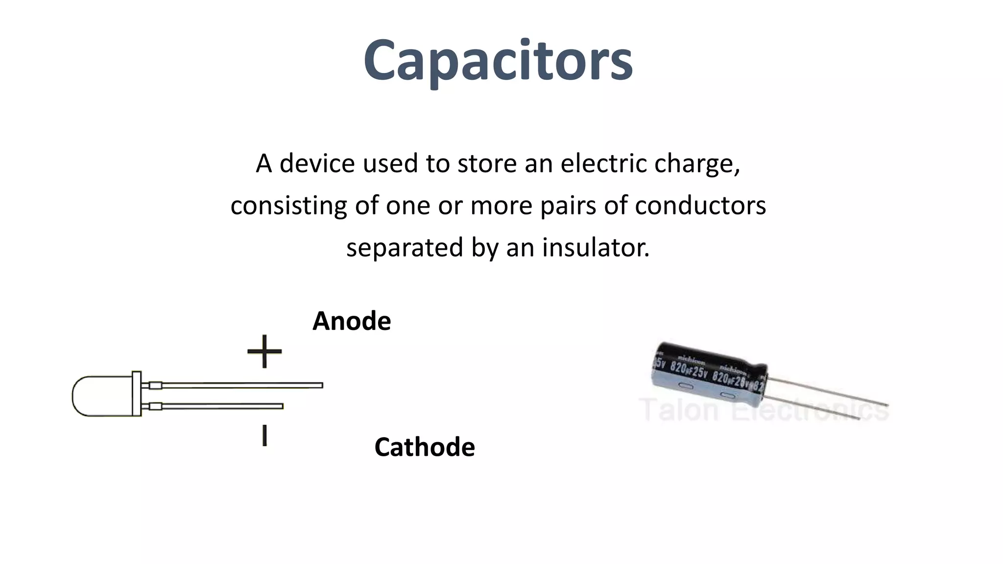 Capacitors | PPTX