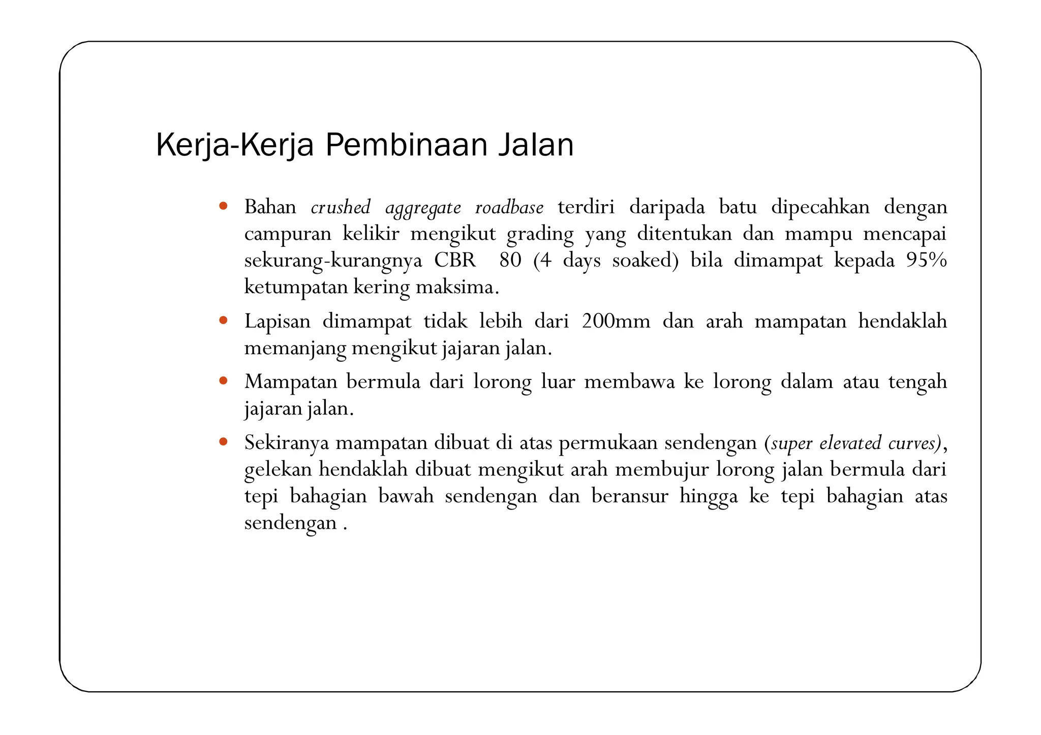 proses penyediaan jalan raya di Malaysia | PDF