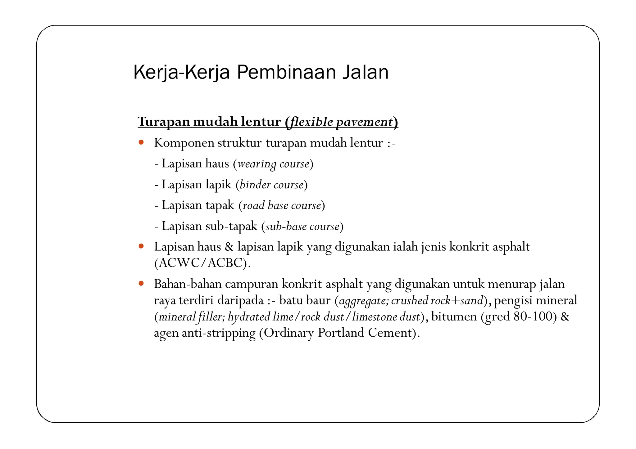 proses penyediaan jalan raya di Malaysia | PDF