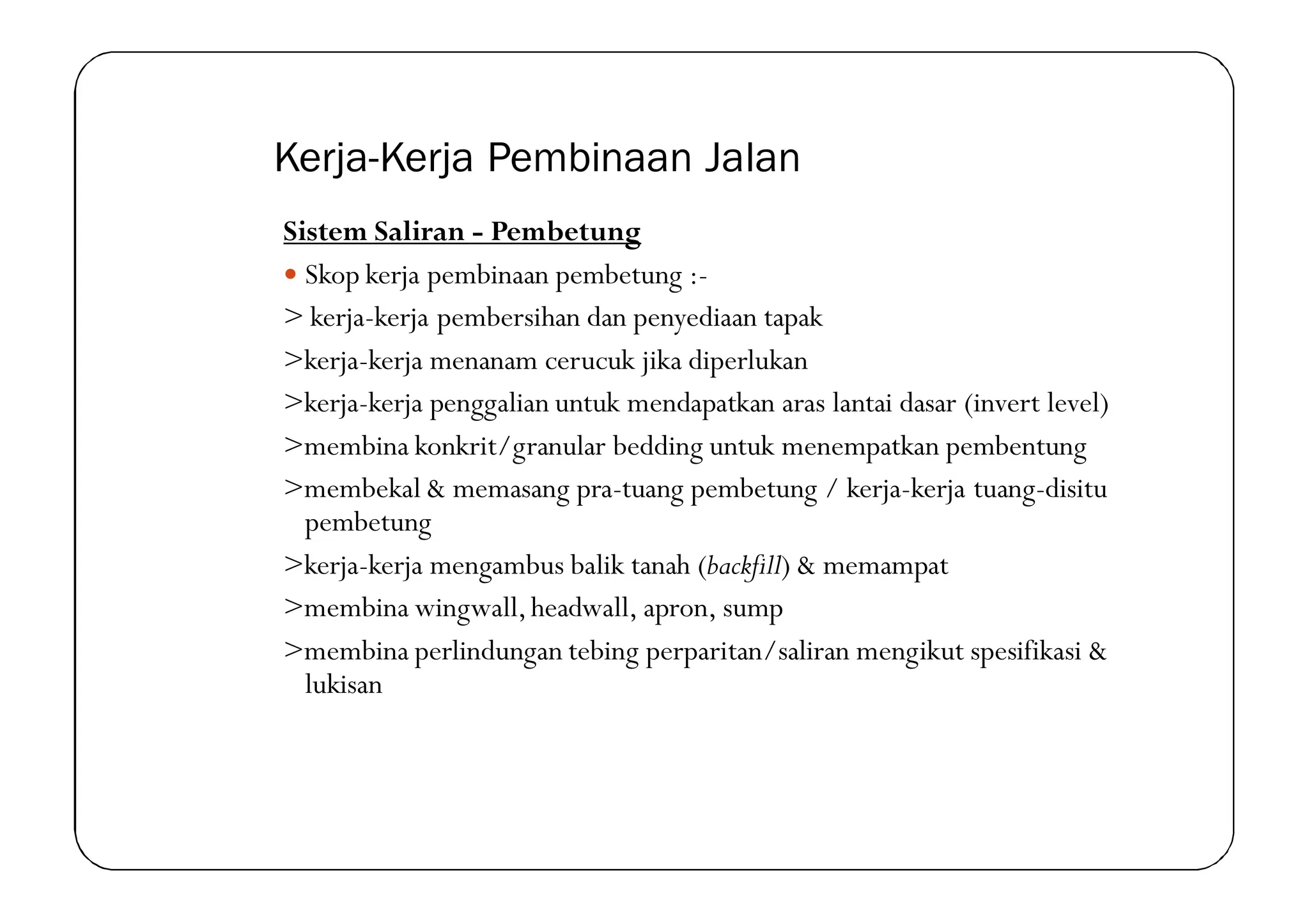 proses penyediaan jalan raya di Malaysia | PDF
