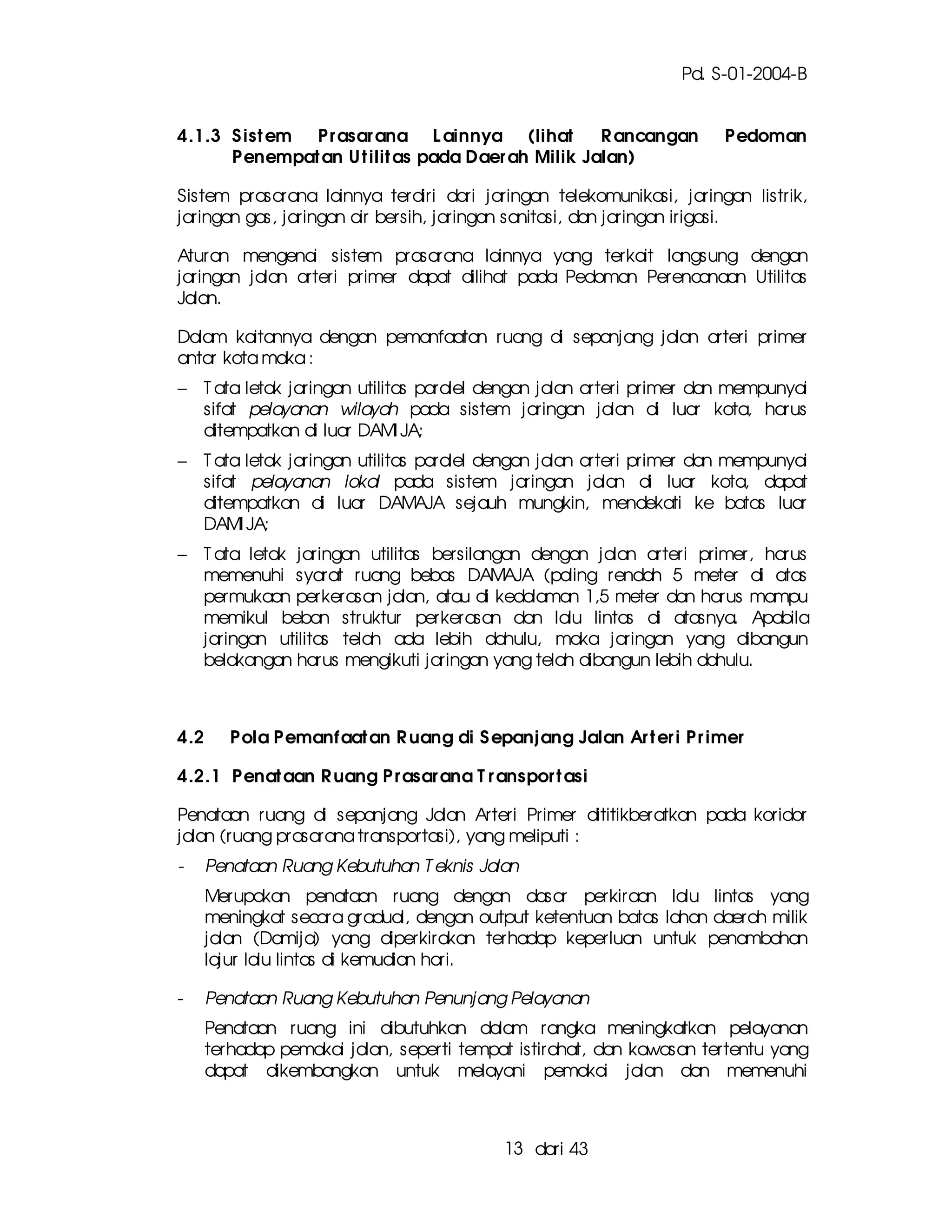 Jalan arteri primer | PDF