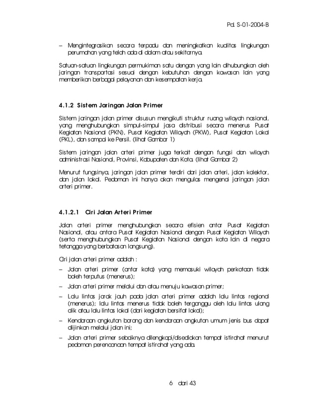 Jalan arteri primer | PDF