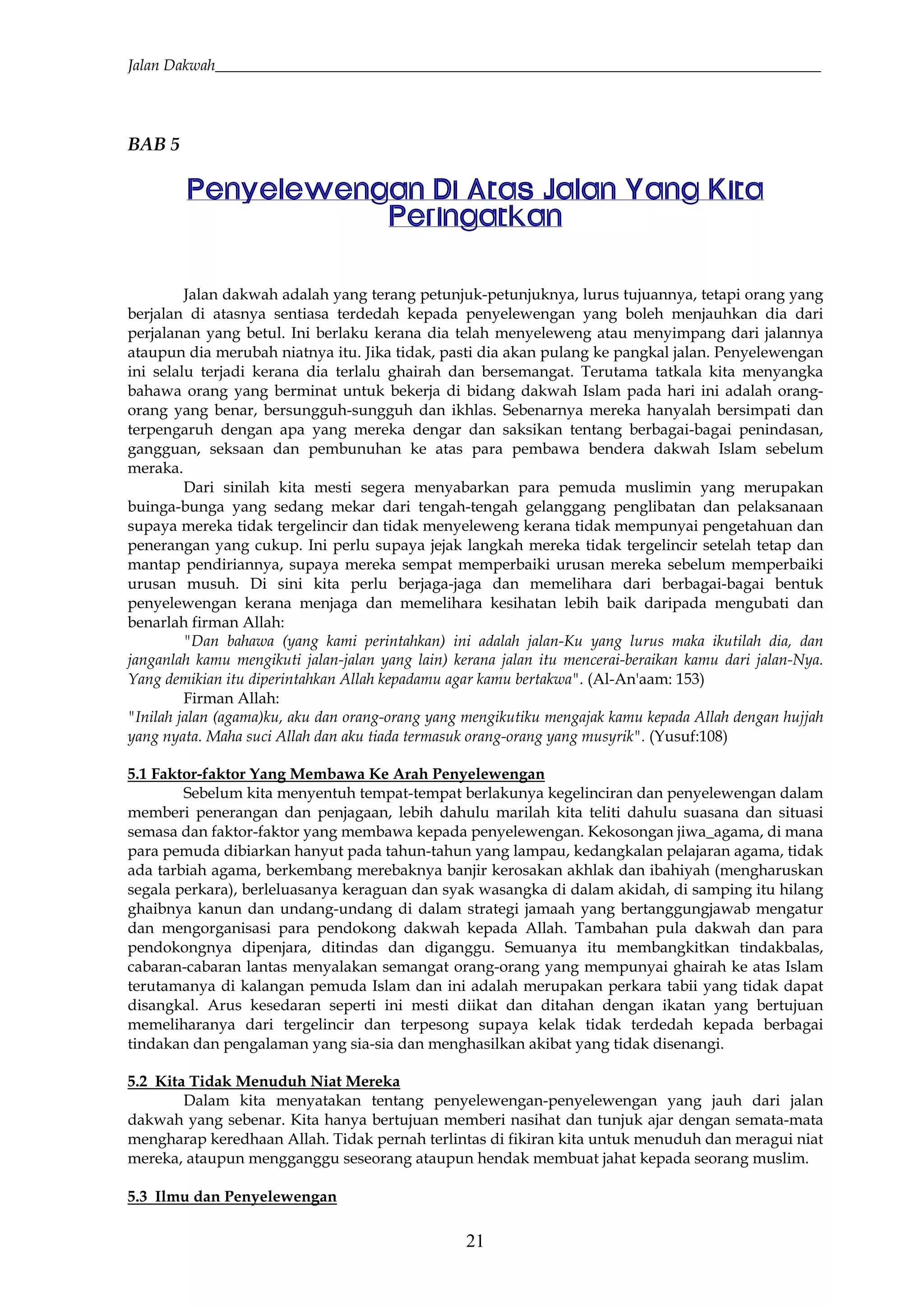 Jalan dakwah mustafa masyhur | PDF