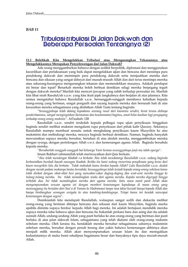 Jalan dakwah mustafa masyhur | PDF