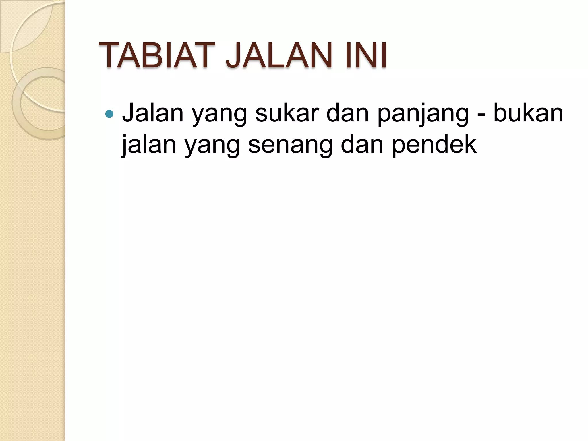 Jalan Dakwah ustafa masyhur -ppt | PPTX