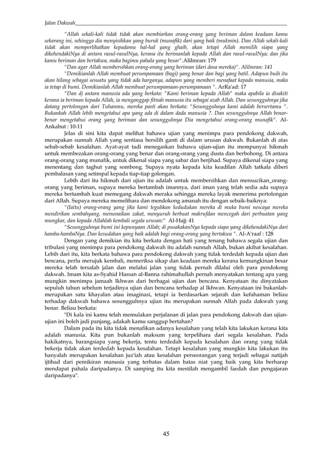 Jalan dakwah mustafa masyur.. | PDF