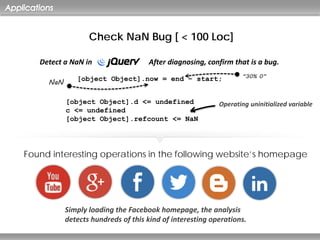 A Dynamic Analysis Framework for Front-end JavaScript | PDF