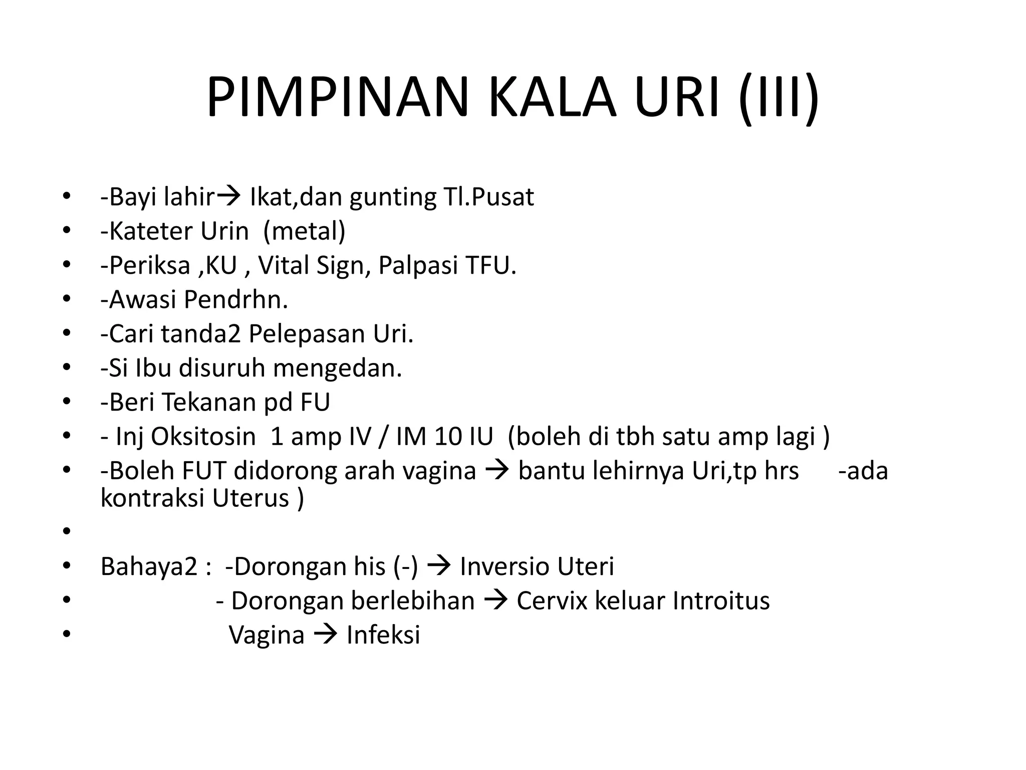 Jalan lahir normal & kala 3 & 4 | PPTX