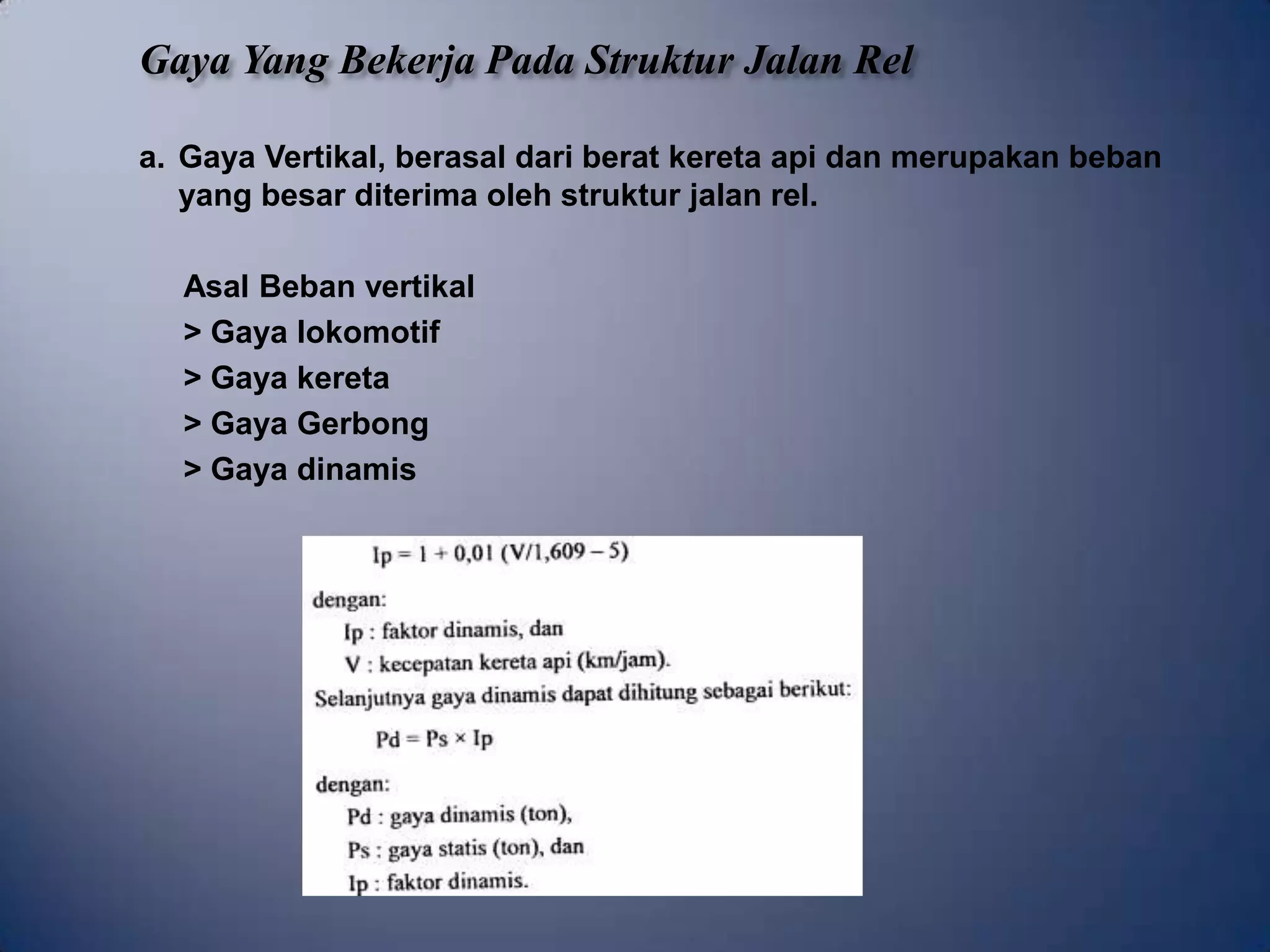 Jalan rel, pengelompokan dan dimensi ruangnya | PPTX