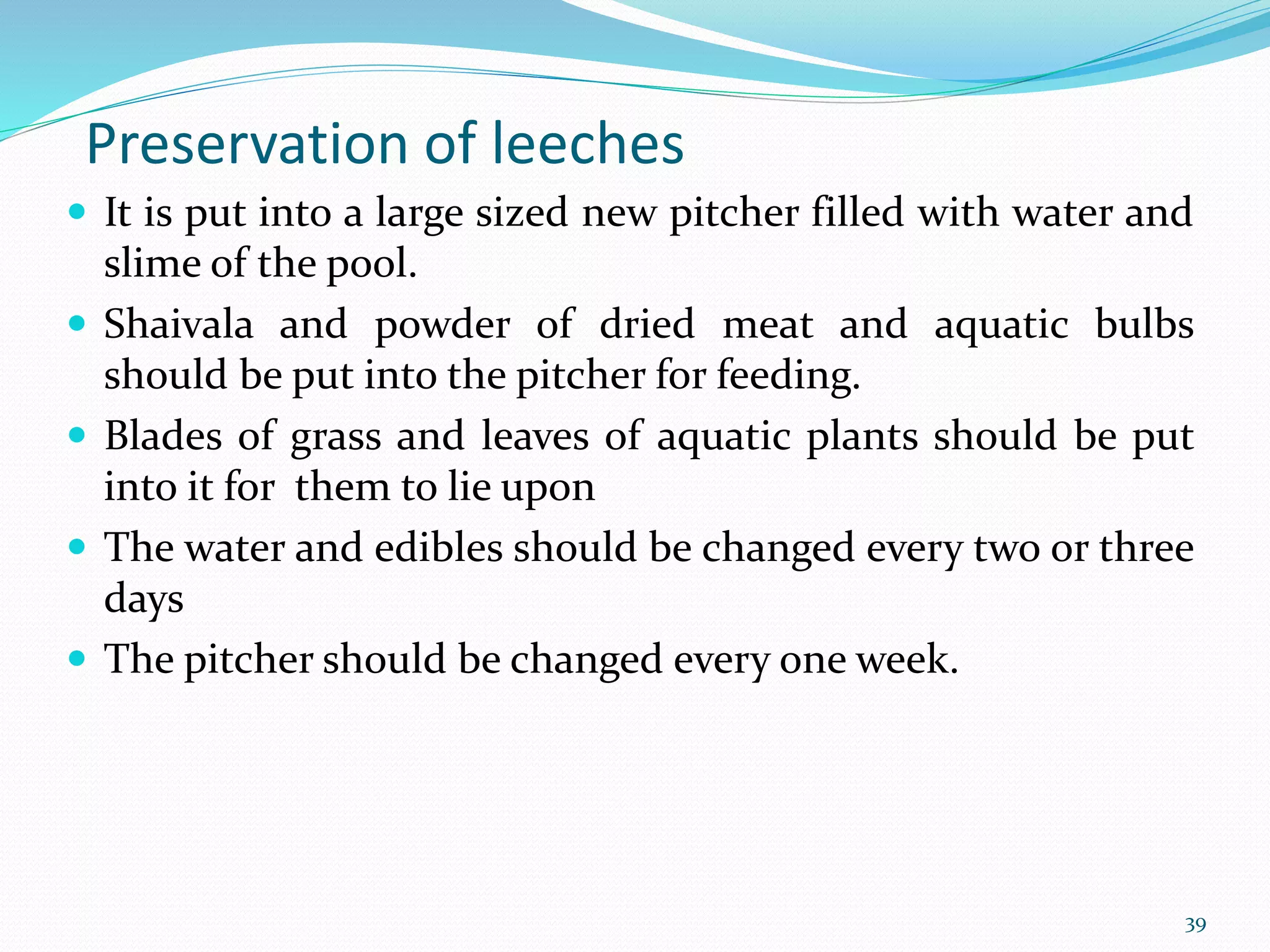Jalaukavacharana - Leech Therapy in Ayurveda | PPTX