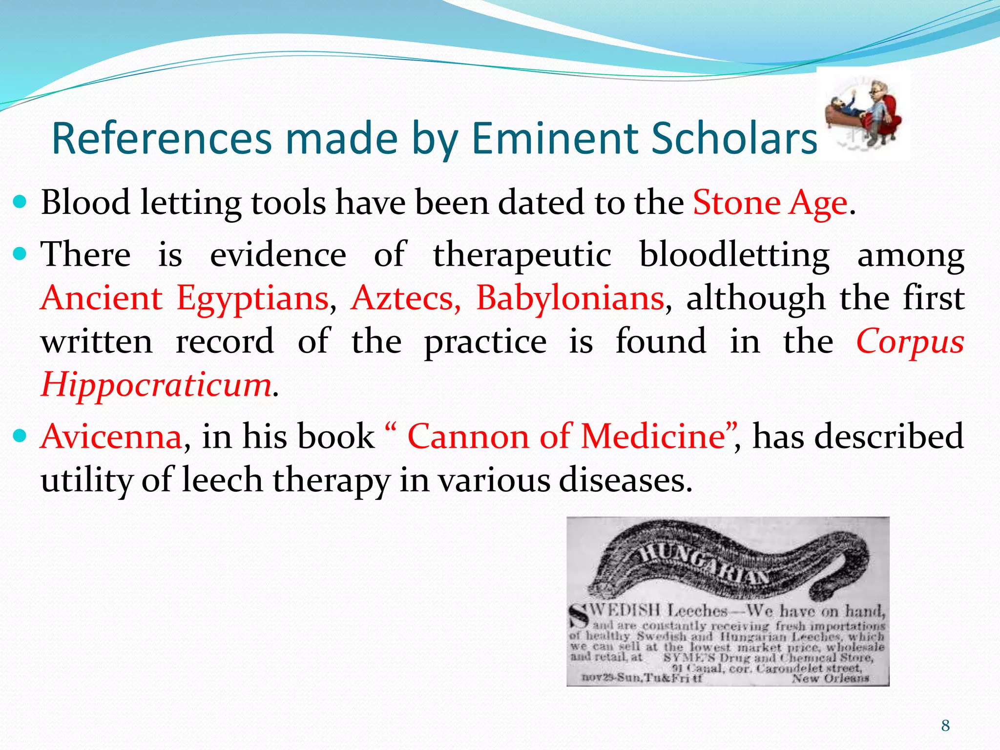 Jalaukavacharana - Leech Therapy in Ayurveda | PPTX