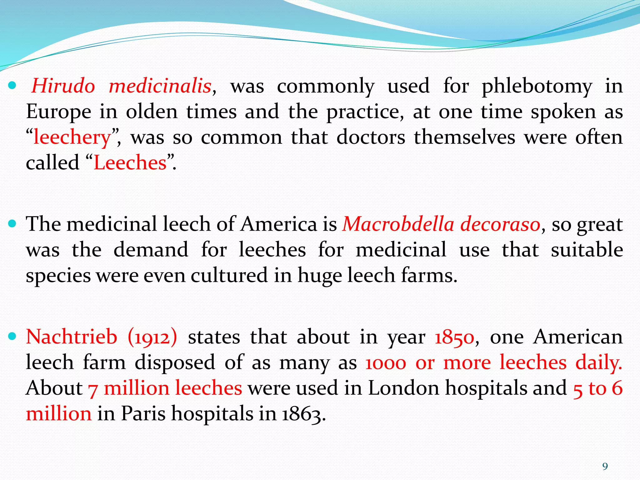 Jalaukavacharana - Leech Therapy in Ayurveda | PPTX