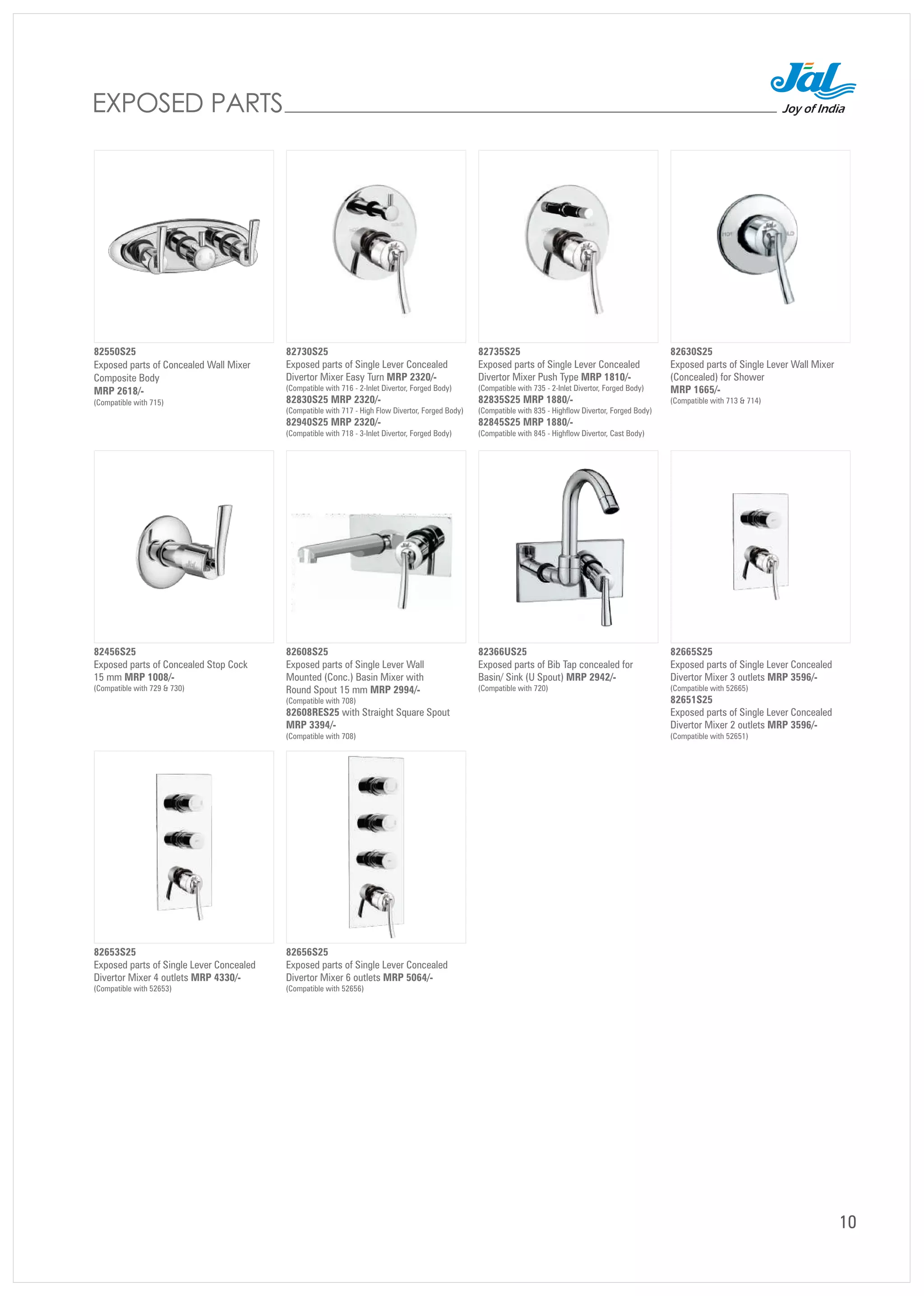 Jal Bath Fittings Catalogue | PDF