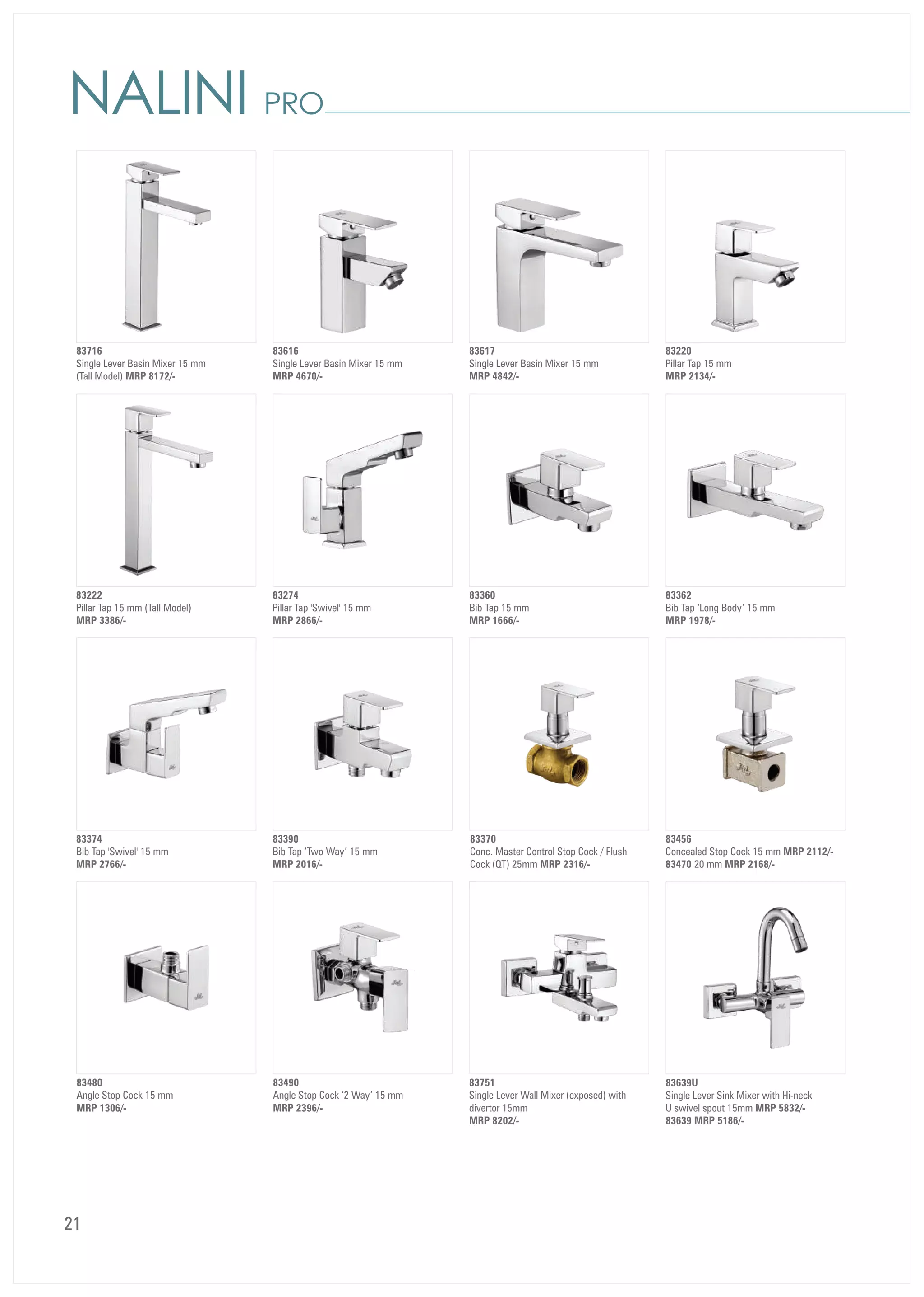 Jal Bath Fittings Catalogue | PDF